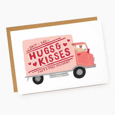 Hugs & Kisses Van Card – Little Welsh Company