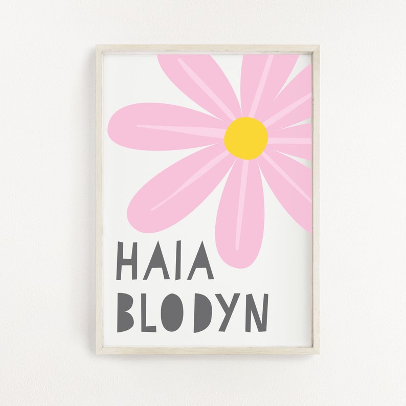 Haia Blodyn Print – Little Welsh Company