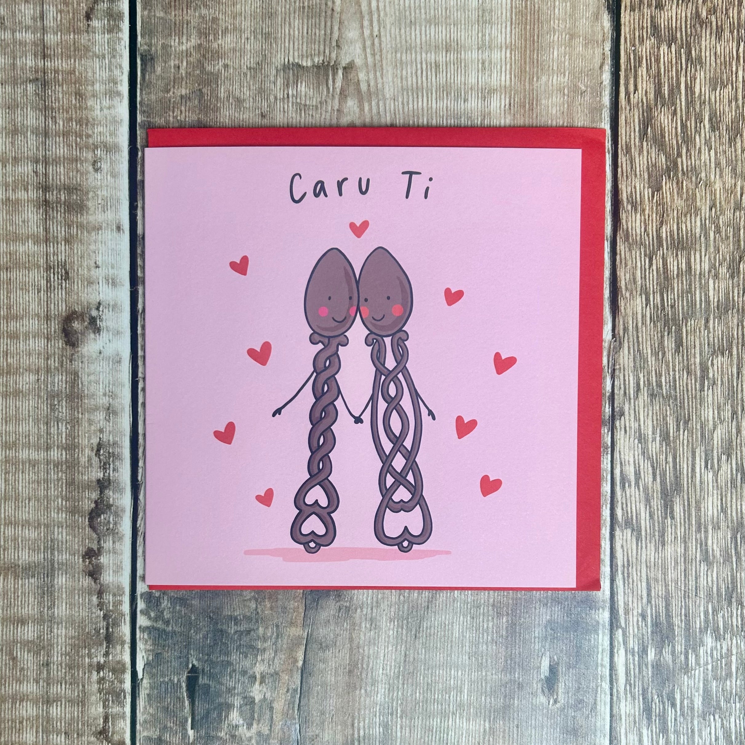 Caru Ti Lovepsoons Card – Little Welsh Company