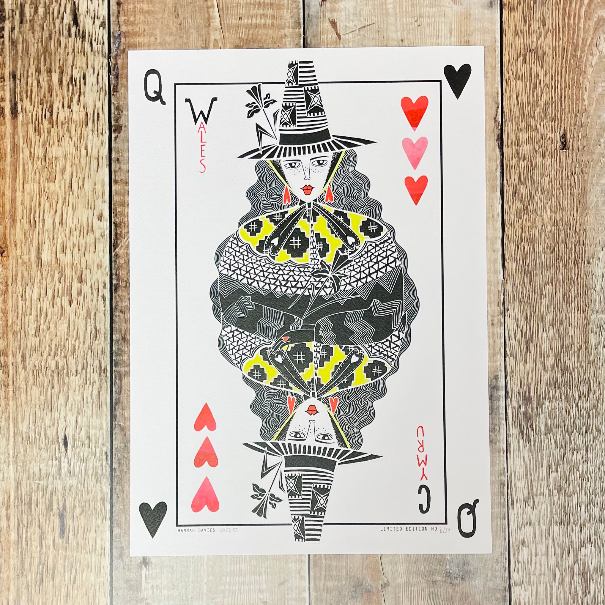 'Queen of Wales' Welsh Art Print – Little Welsh Company