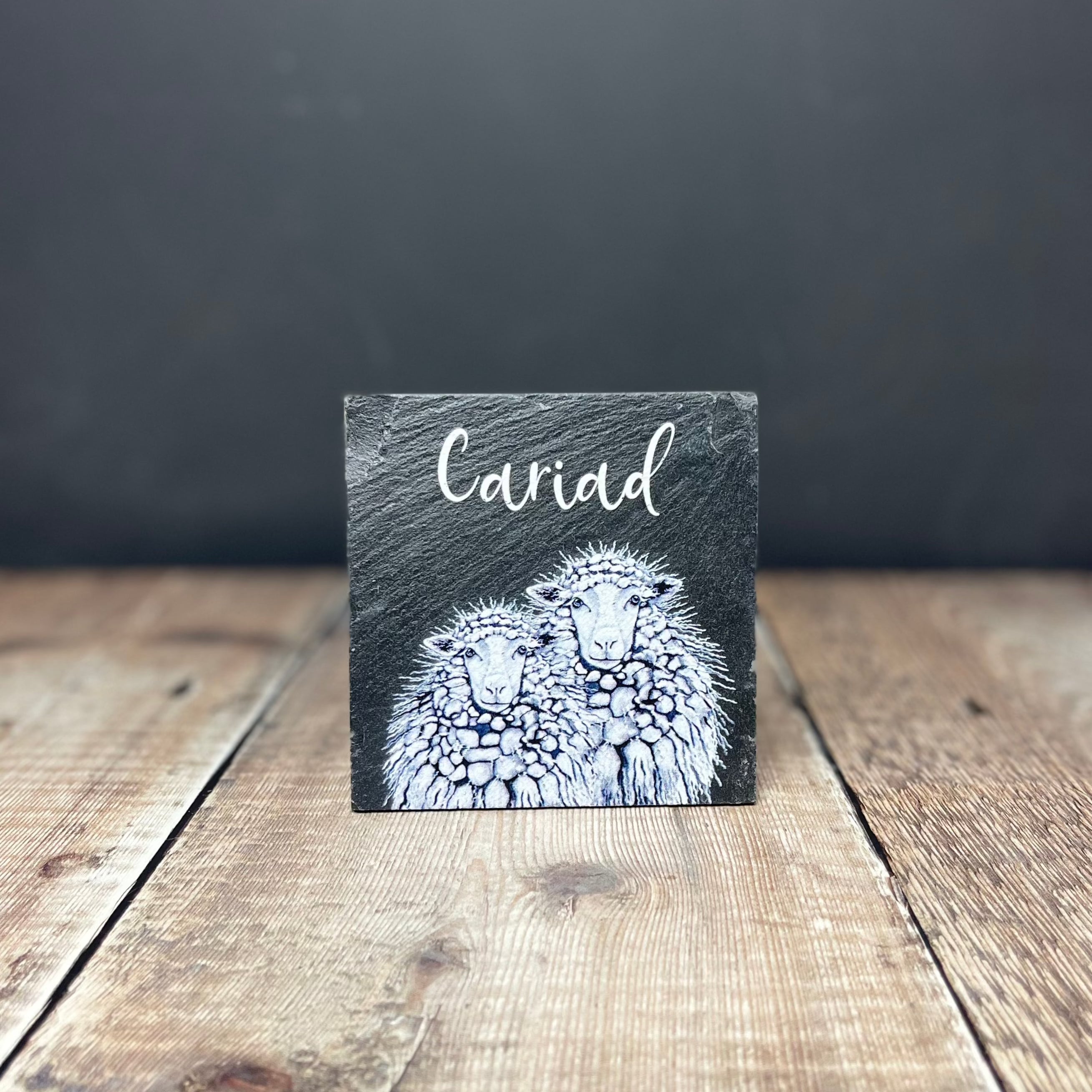 Cariad Slate Sheep Coaster – Little Welsh Company