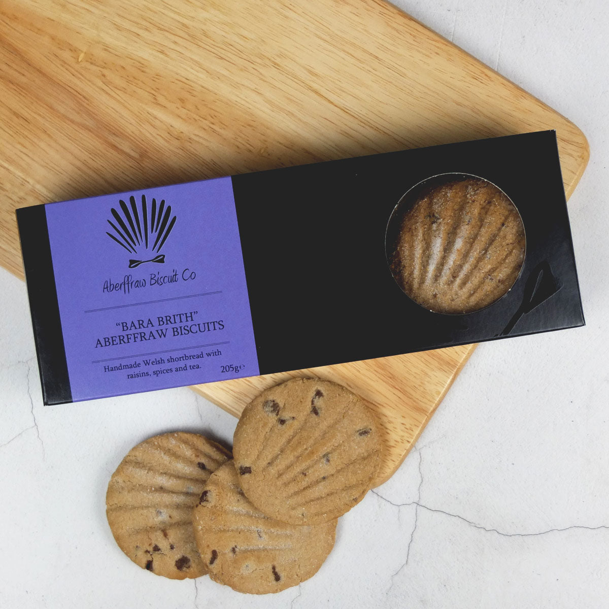 Aberffraw luxury Bara Brith Shortbread Biscuits – Little Welsh Company