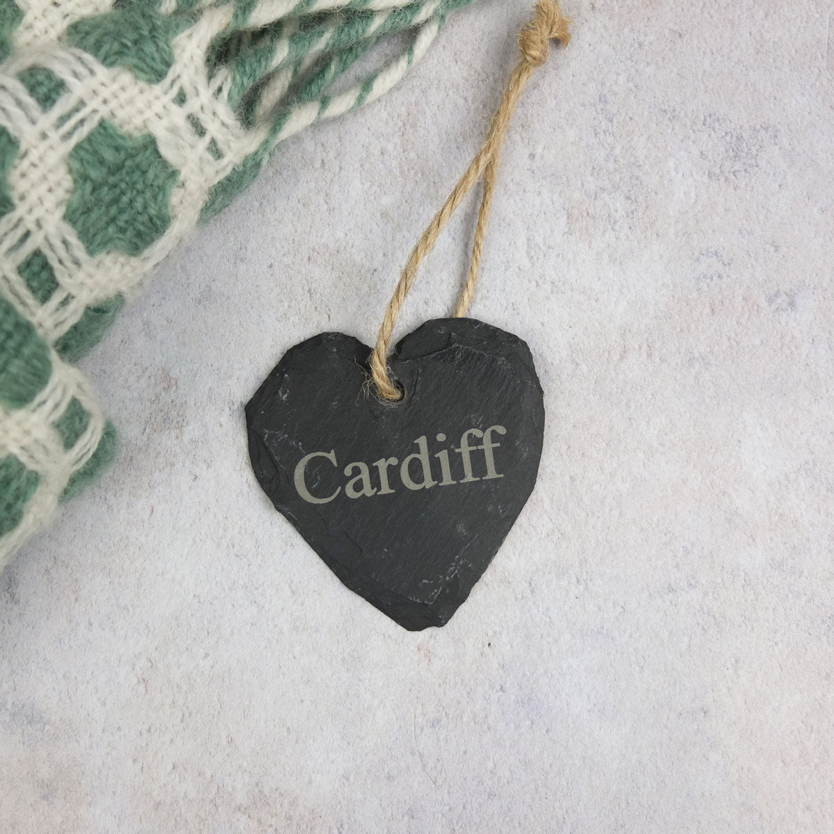 Small Cardiff Slate Heart Hanger – Little Welsh Company