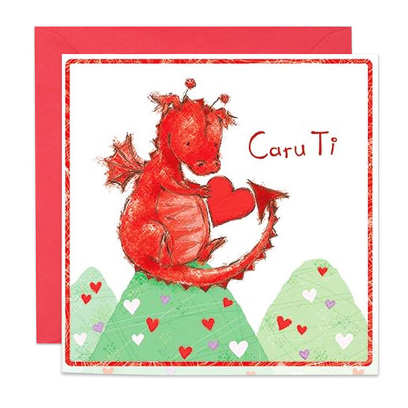 Caru Ti Dragon Card – Little Welsh Company