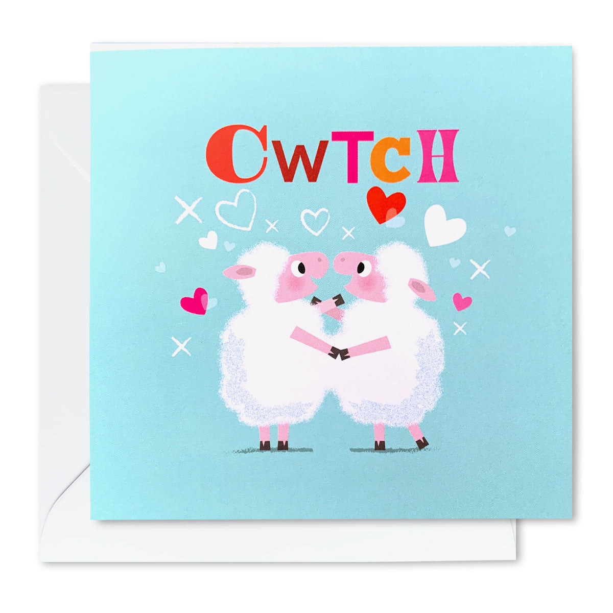 Cwtch Sheep Card – Little Welsh Company