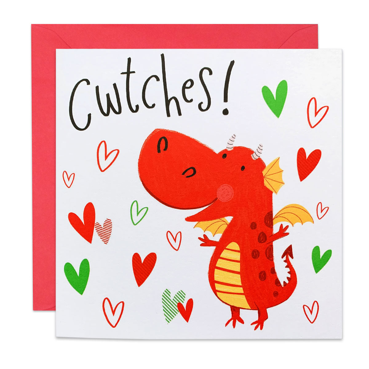 Cwtches Dragon Card – Little Welsh Company