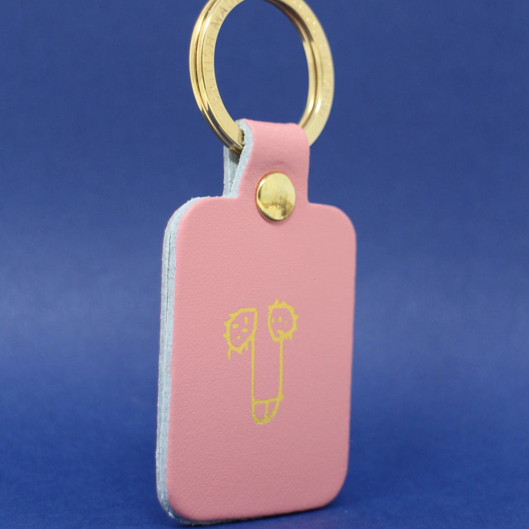 Pale Pink Willy Keyring – Little Welsh Company