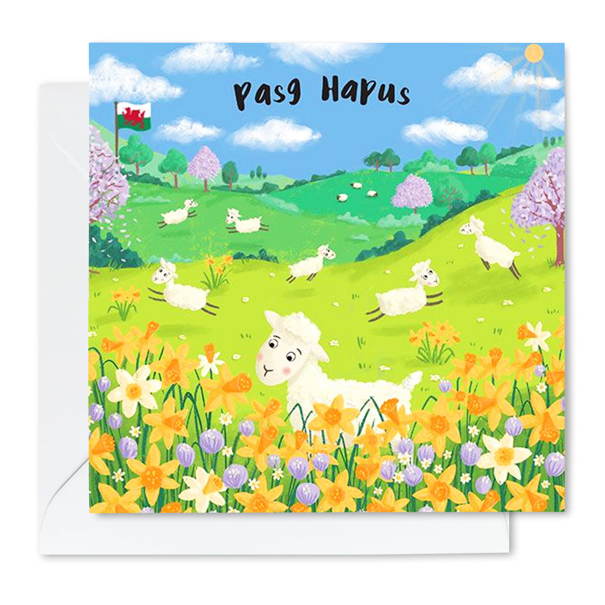 Pasg Hapus Lamb Card – Little Welsh Company