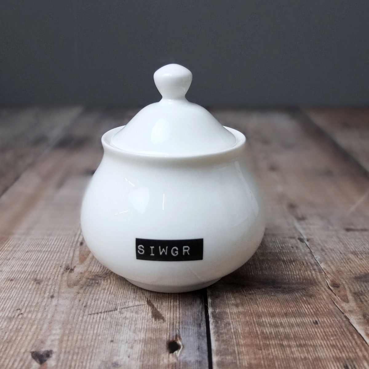 Siwgr Bone China Lidded Pot – Little Welsh Company