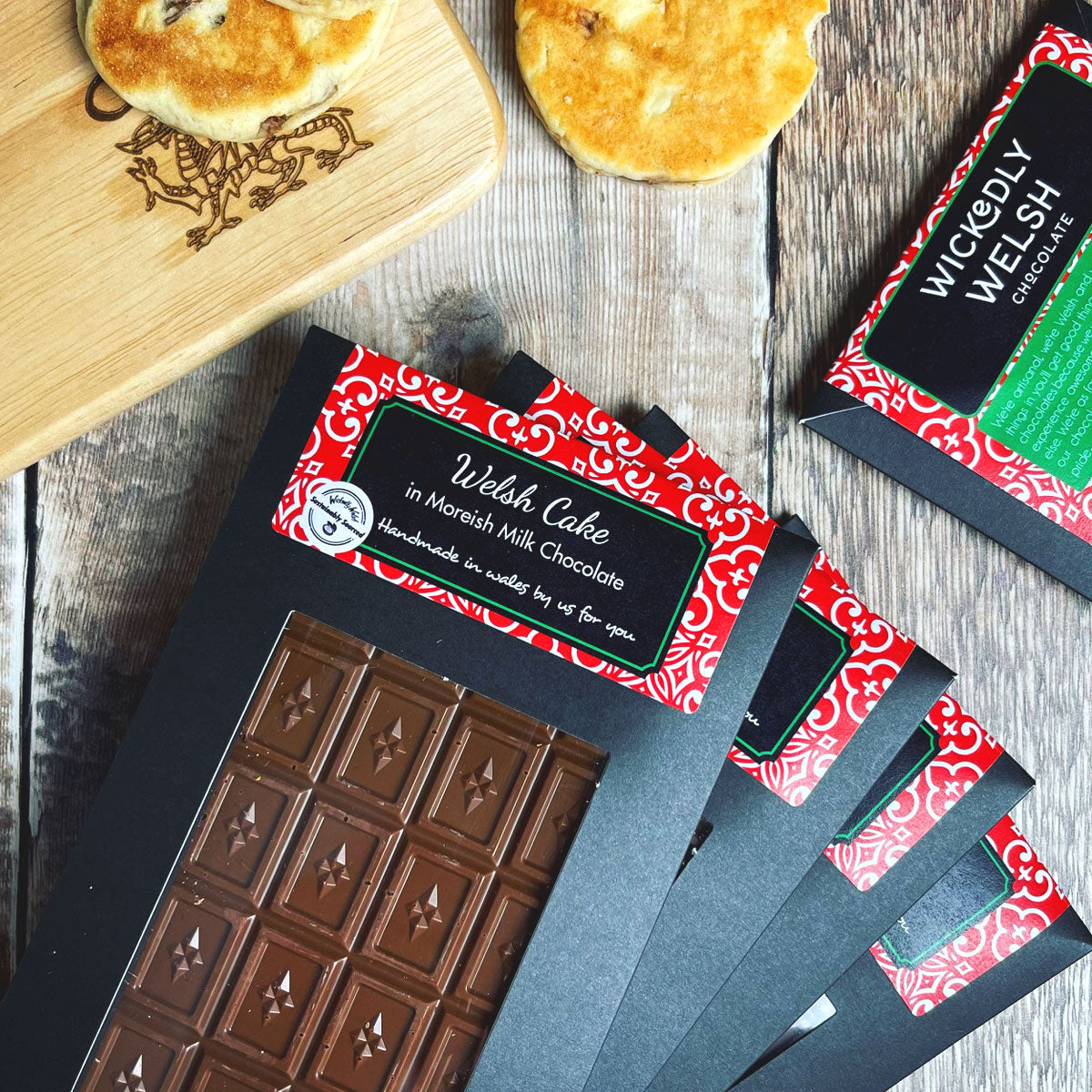 Welsh Cake Milk Chocolate Bar – Little Welsh Company