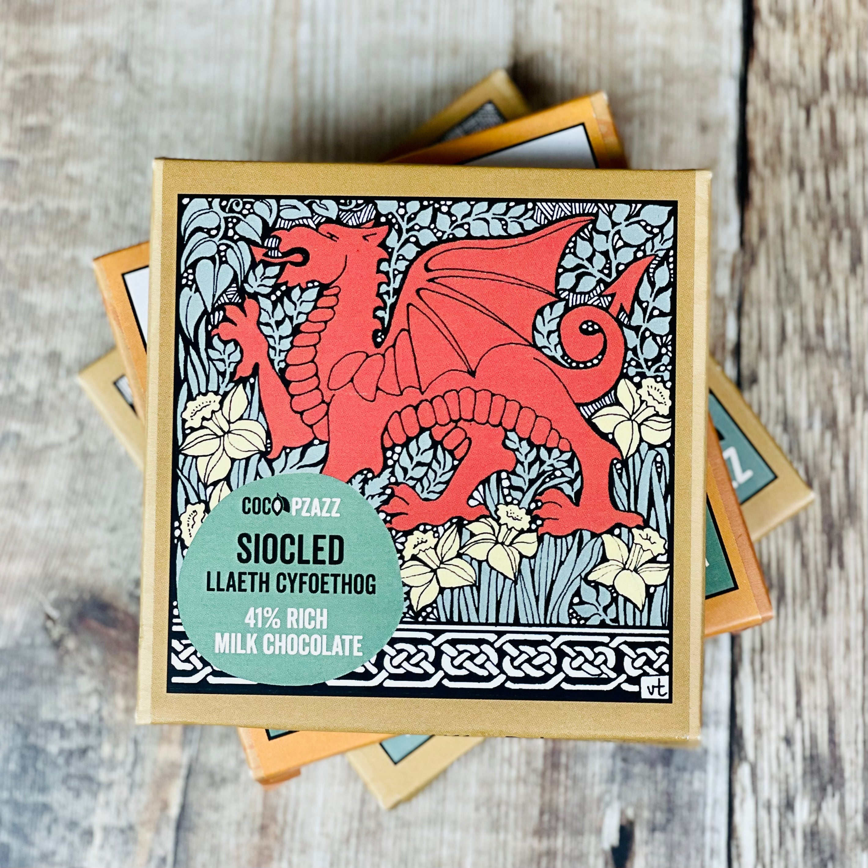 41% Rich Welsh Milk Chocolate by Coco Pzazz – Little Welsh Company