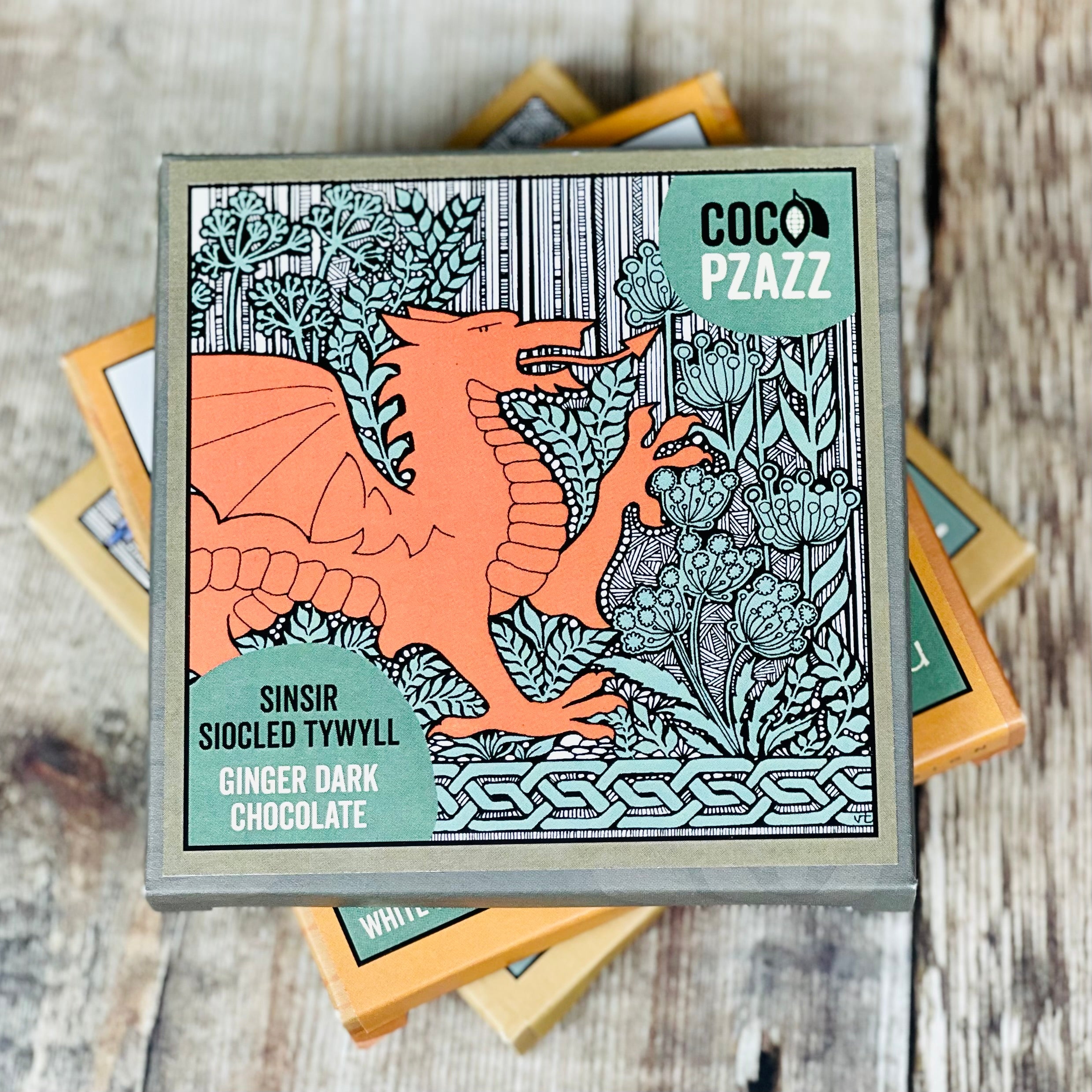 Vegan Ginger Dark Welsh Chocolate by Coco pzazz – Little Welsh Company