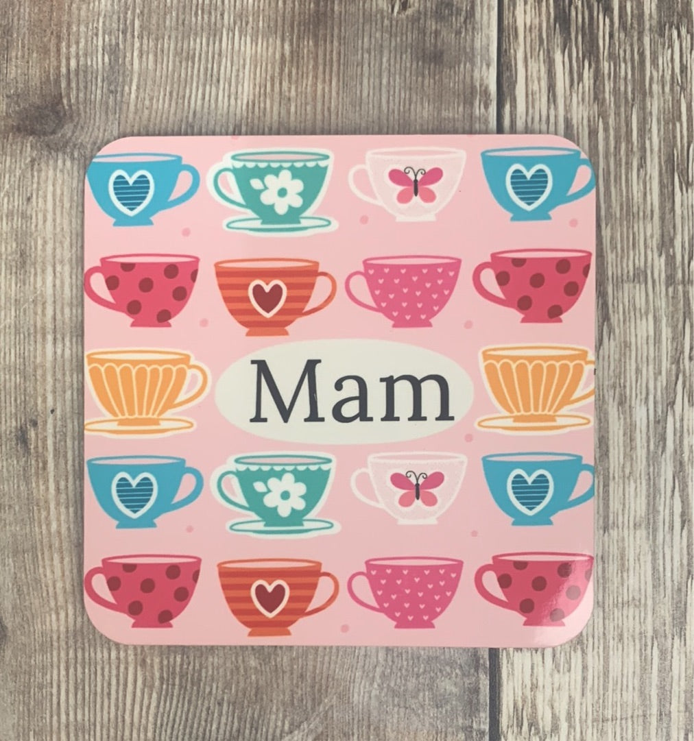 Mam Little Cups Coaster – Little Welsh Company