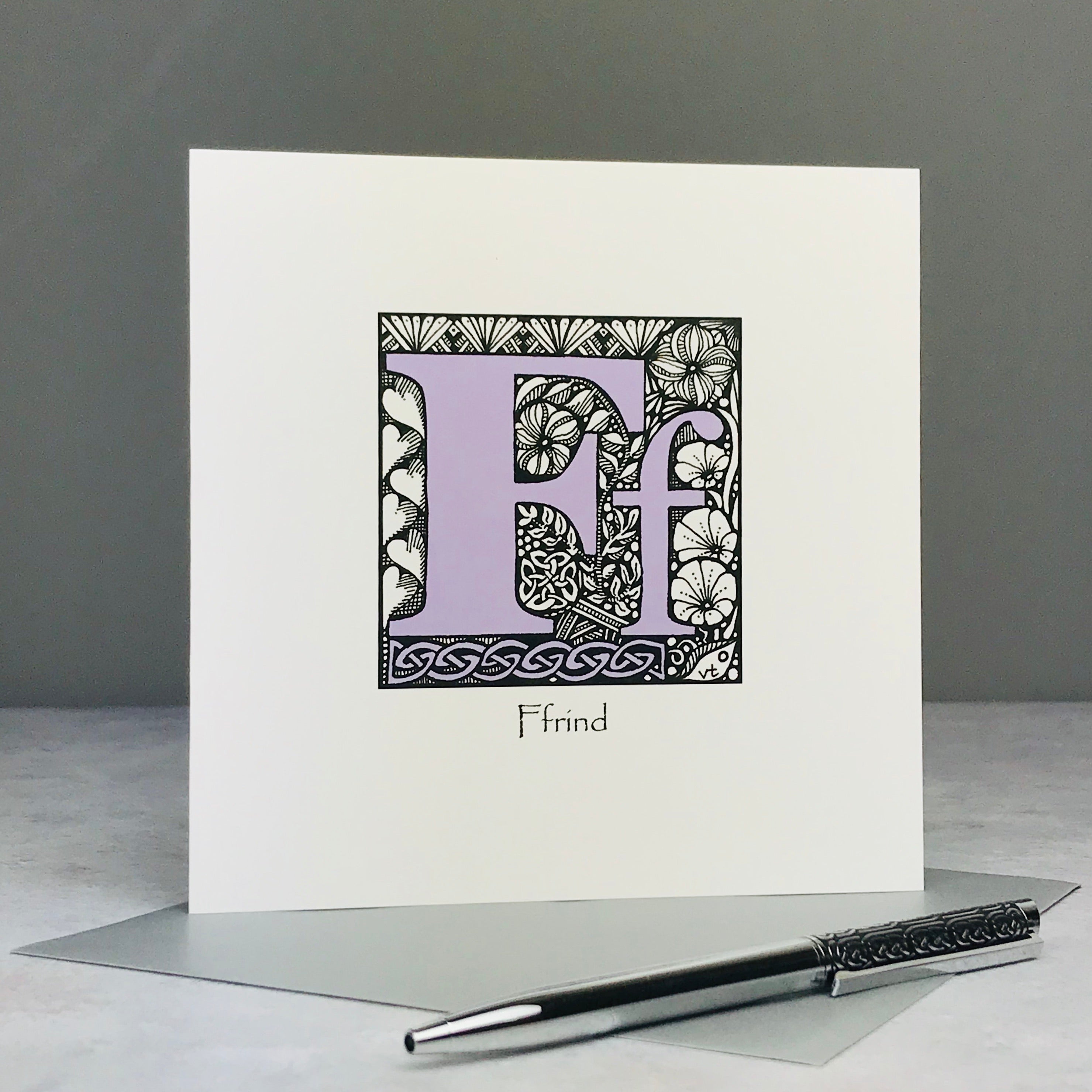 ‘Ff’ Ffrind card – Little Welsh Company