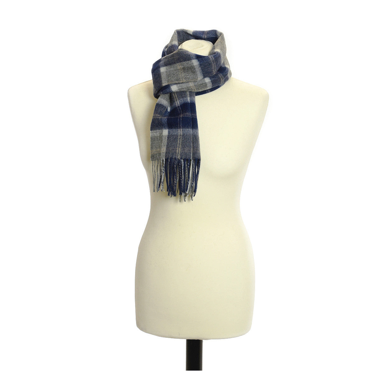 Navy Bannockbane Scarf by Tweedmill – Little Welsh Company