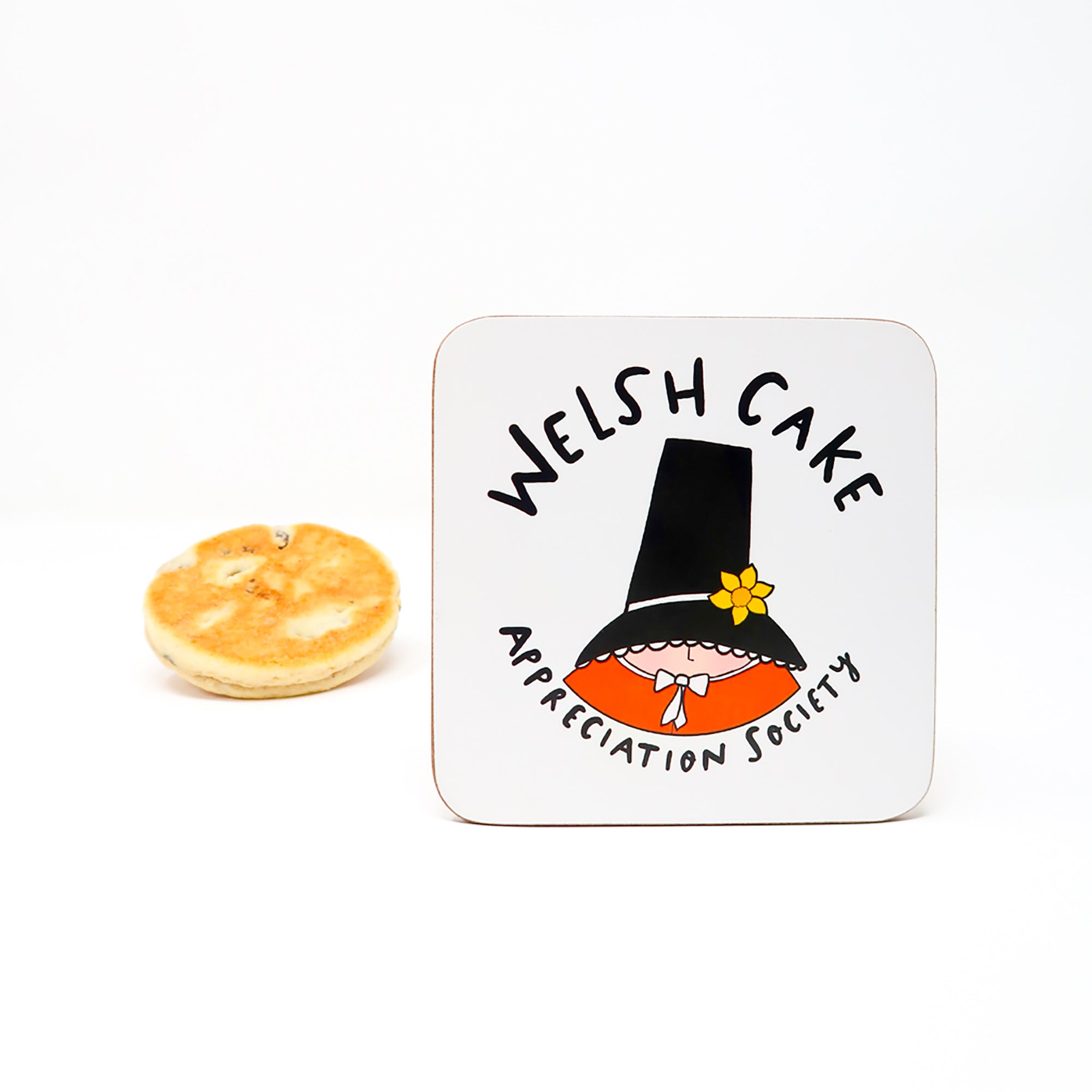 Welshcake Appreciation Society Coaster – Little Welsh Company